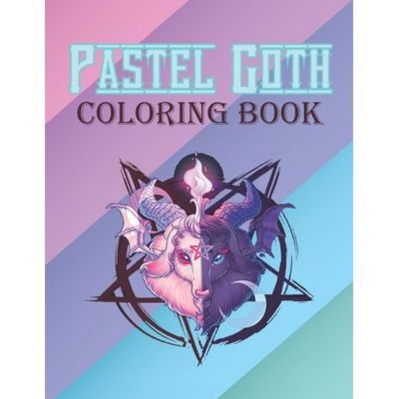 Funny Publisher | Other | Pastel Goth Coloring Book Kawaii And Spooky ...